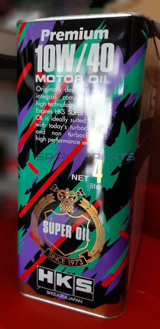 HKS น้ำมันเครื่อง รุ่น Super Oil Premium 10W-40, 5W-30, 0W-20, ขนาด 4 ลิตร. - cindyshop79 - ThaiPick
