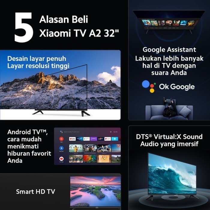 Xiaomi LED TV Android TV ขนาด 32 รุ่น 32A2 - Sinsiam Plus - ThaiPick
