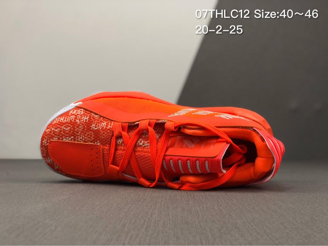 Adidas DAME 6 basketball shoes red running shoes Off-road Spot shoes ...