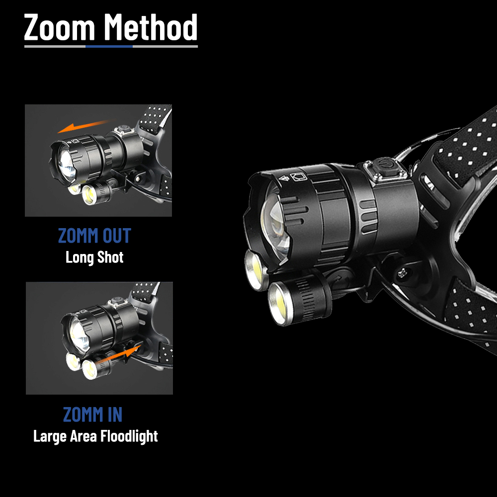 Asafee 2500lm T139COB P160COB LED super-brightness multi-function ...