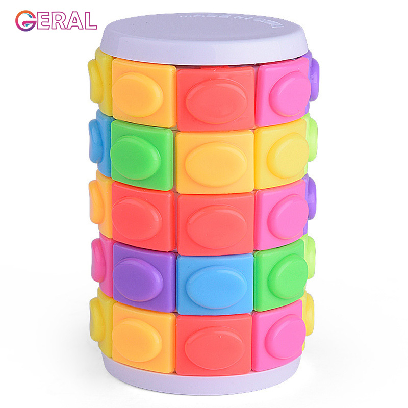 Geral Colorful Magic Tower Puzzle Rotate Slide Puzzle Toy for Kid Adult ...