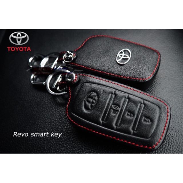 โปรโมชั่น+++ ซองหนังหุ้มกุญแจรีโมท Toyota Revo smart key รีโมท ไม้ ...
