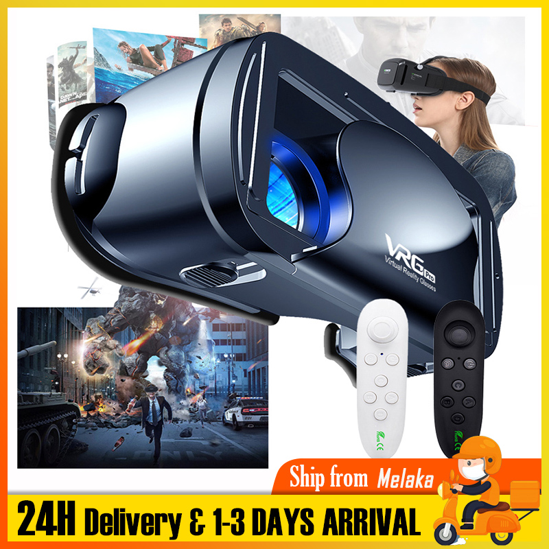 5 7 นิ้ว 120 มุมกว้าง VRG Pro 3D VR แว่นตาเสมือนจริงเต็มหน้าจอภาพ VR ...