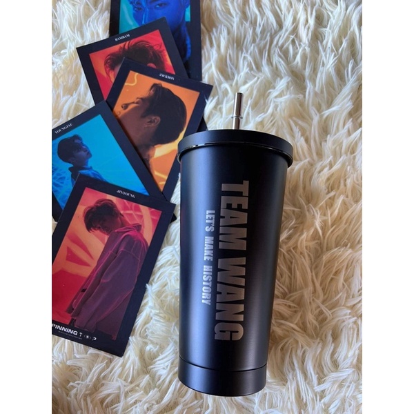 แก้วน้ำ ทีมหวัง Team Wang แก้วเยติ แก้วเก็บความเย็น Jackson wang - kaonao - ThaiPick