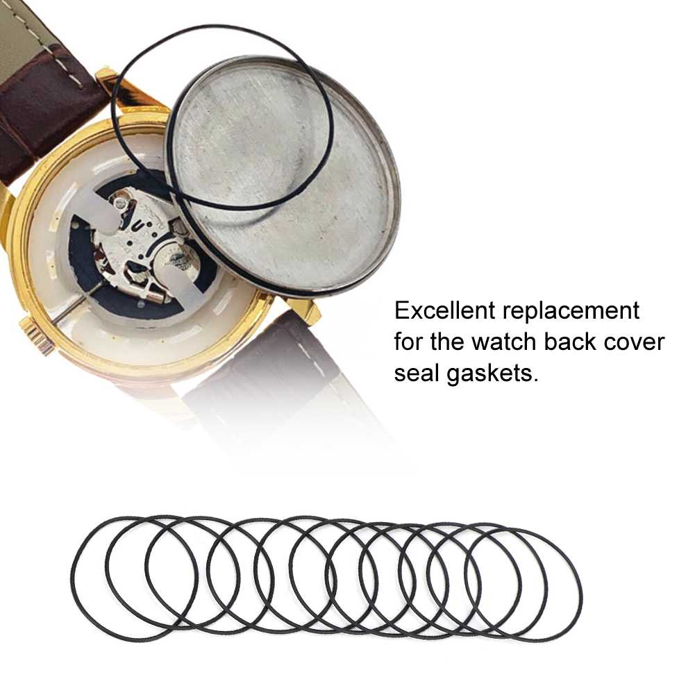 【ราคาถูกสุด】200 Watch O-Ring PCS O-Ring ซีลยางกันน้ำนาฬิกาฝาหลังซีลปะเ ...