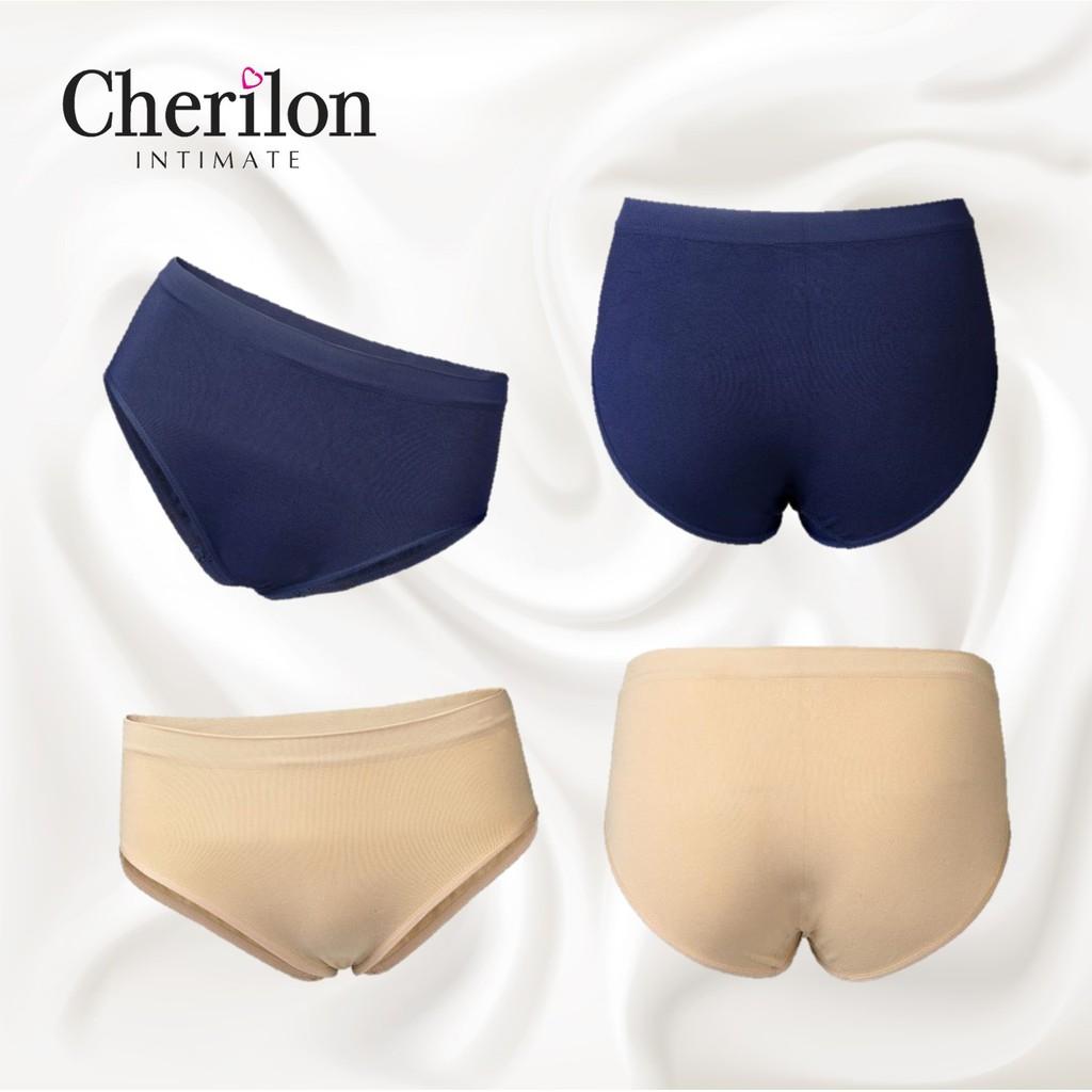 Cherilon Brief (3 ตัว) กางเกงในไร้ตะเข็บ เชอรีล่อน ดีไซน์สวย นุ่ม ใส่สบาย เนียนเรียบทั้งตัว ไม่ ...
