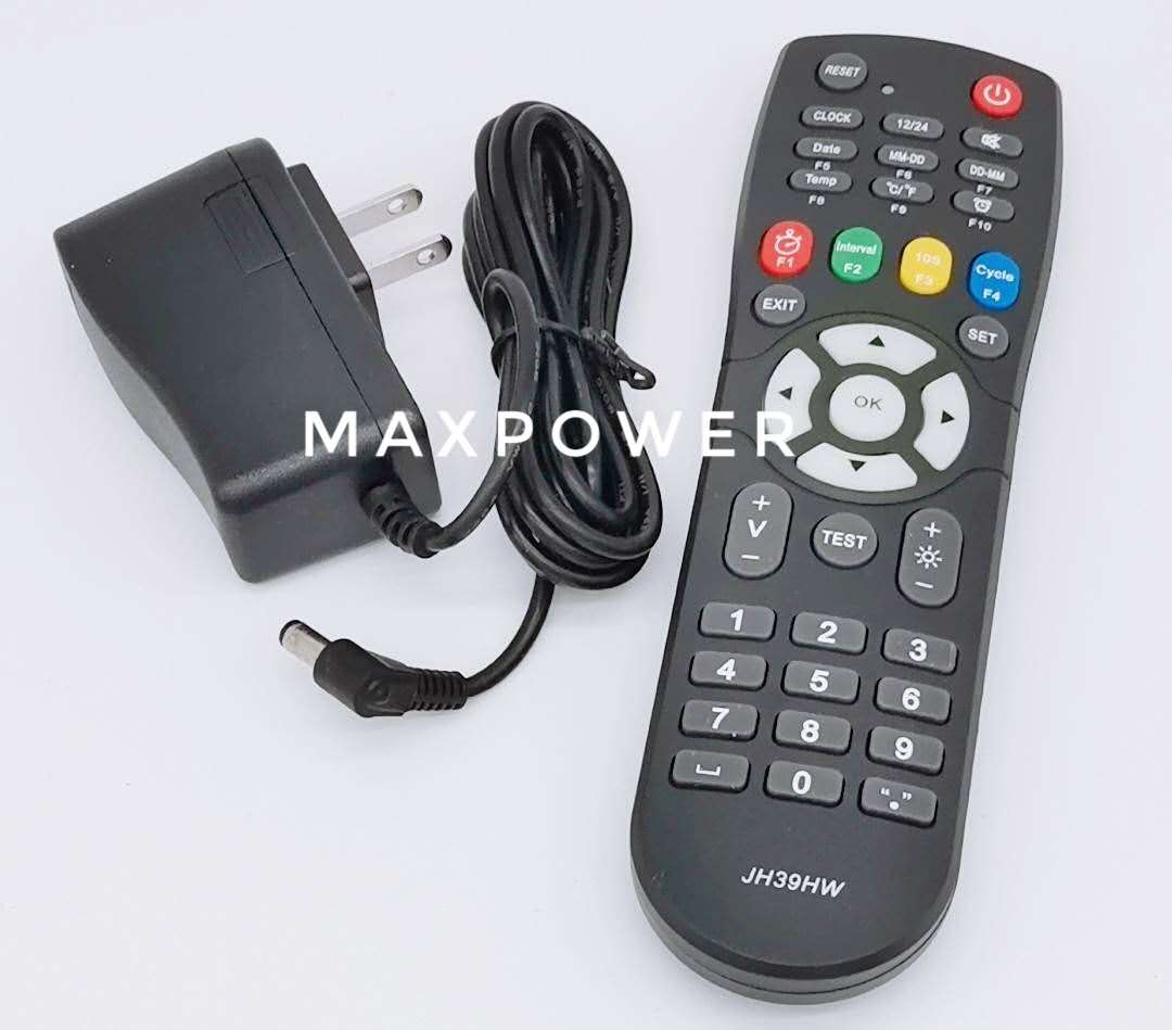 Maxpower นาฬิกาดิจิตอล LED แขวนติดผนัง ใช้จับเวลา เดินหน้า ถอยหลังได้ ...