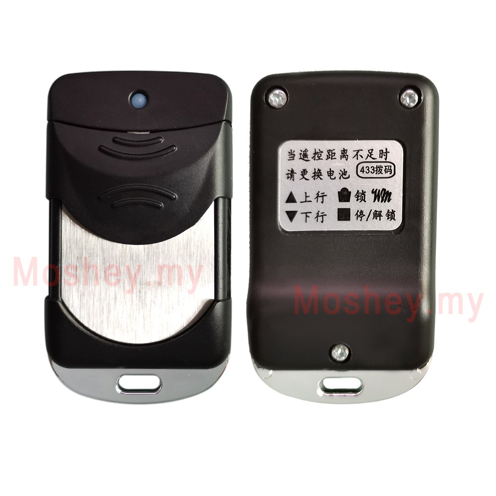 433Mhz PT2262 ic Auto Gate Remote Control garage door remote control 8dip fixed code 2260 315Mhz ...