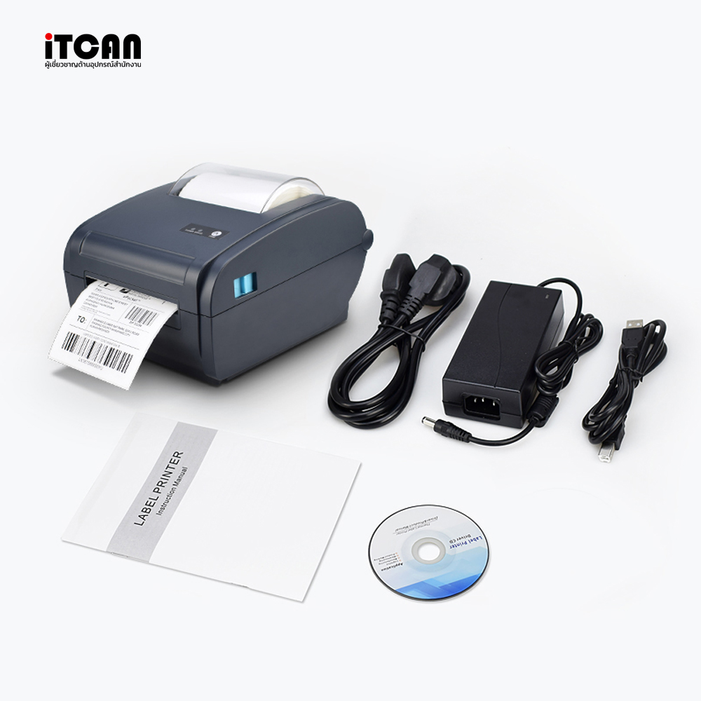 Gprinter iC-9210 เครื่องพิมพ์ฉลากสินค้า USB Bluetooth บาโค้ด label ใบปะหน้า shopee ไม่ใช้หมึก ...