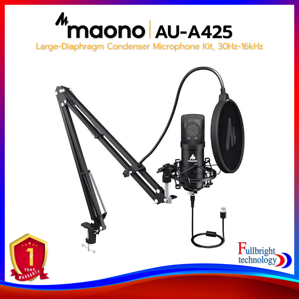 Maono AU-A425 Large-Diaphragm Condenser Microphone Kit ชุดไมโครโฟน ...
