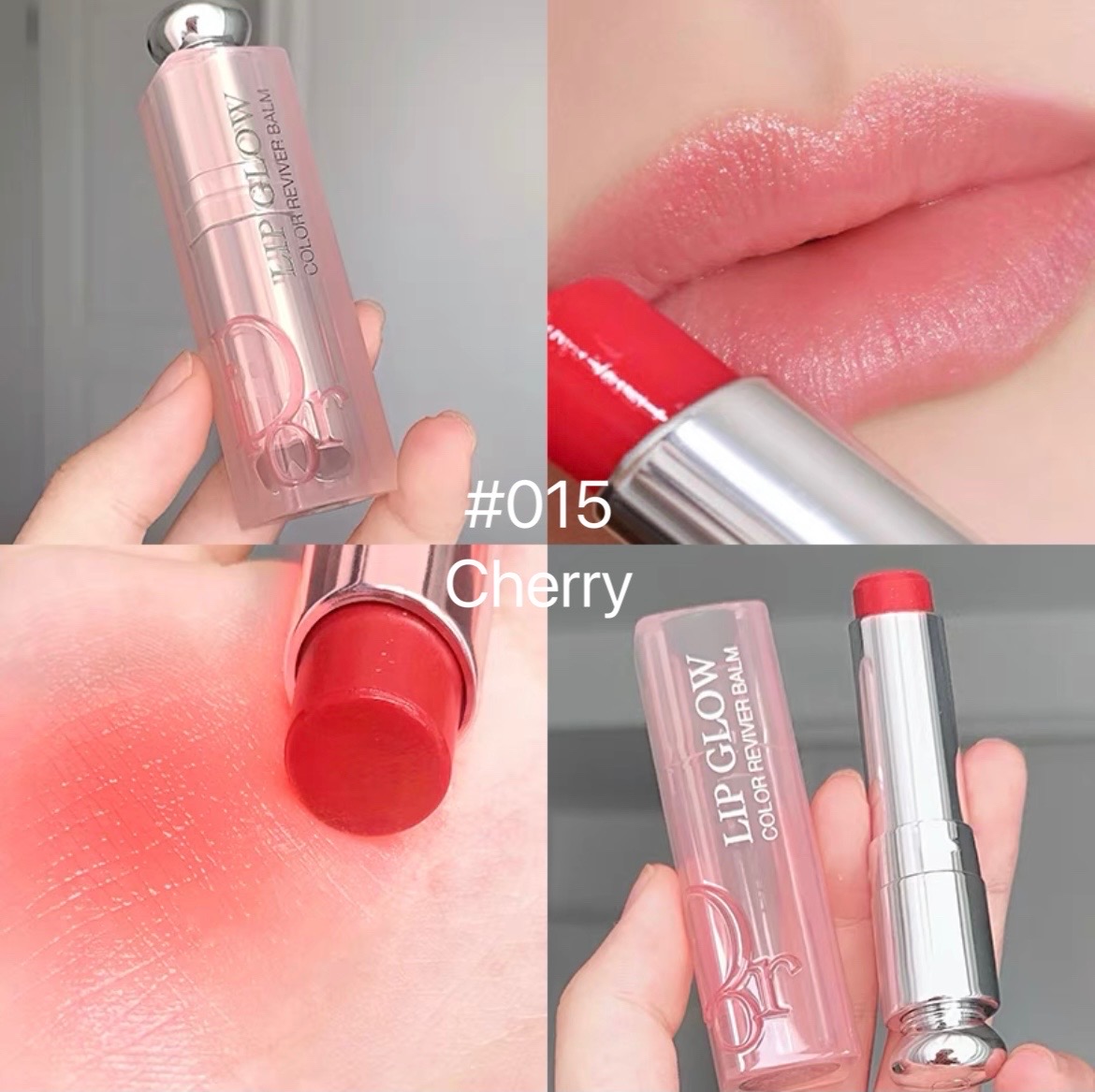 แพ็คเกจใหม่!! Dior Addict Lip Glow ขนาด3.5g สีใหม่ #006 #007 #008 #012 ...