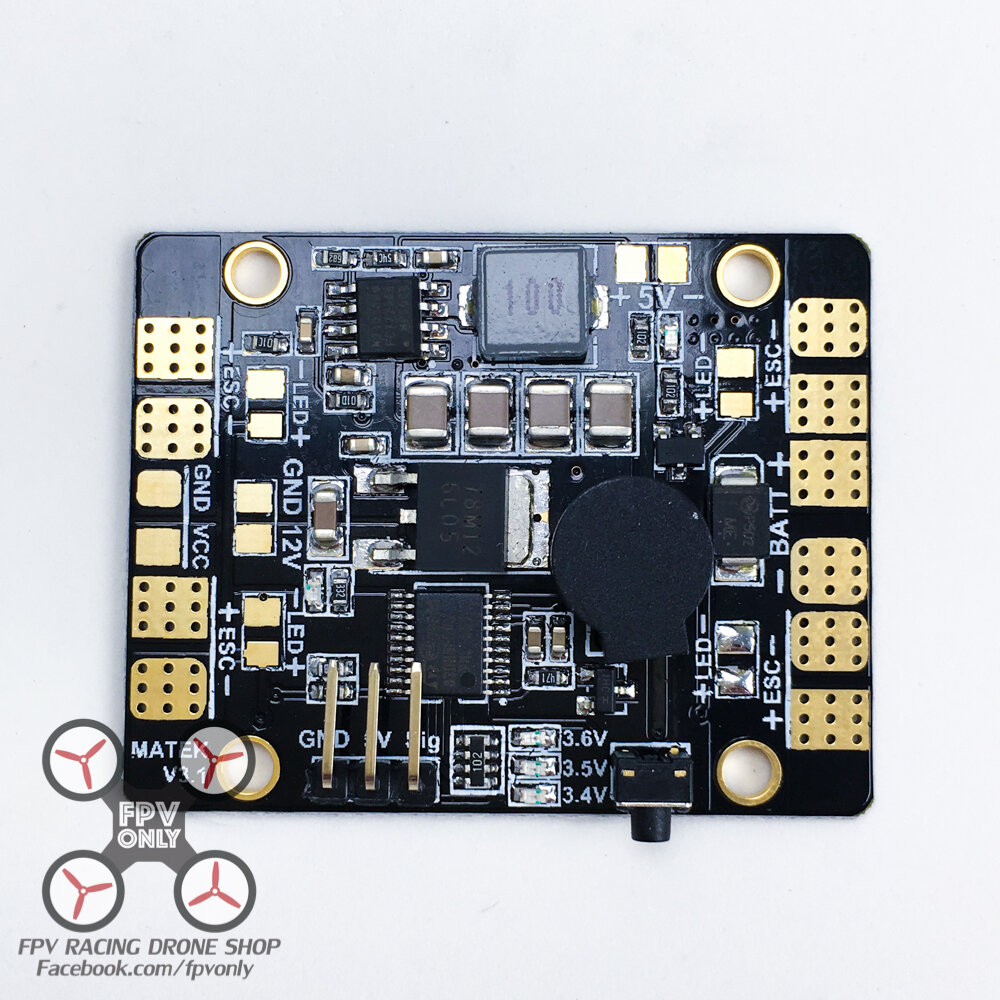 Matek LED & POWER HUB 5in1 V3 Power Supply Board + BEC 5V 12v + Low ...