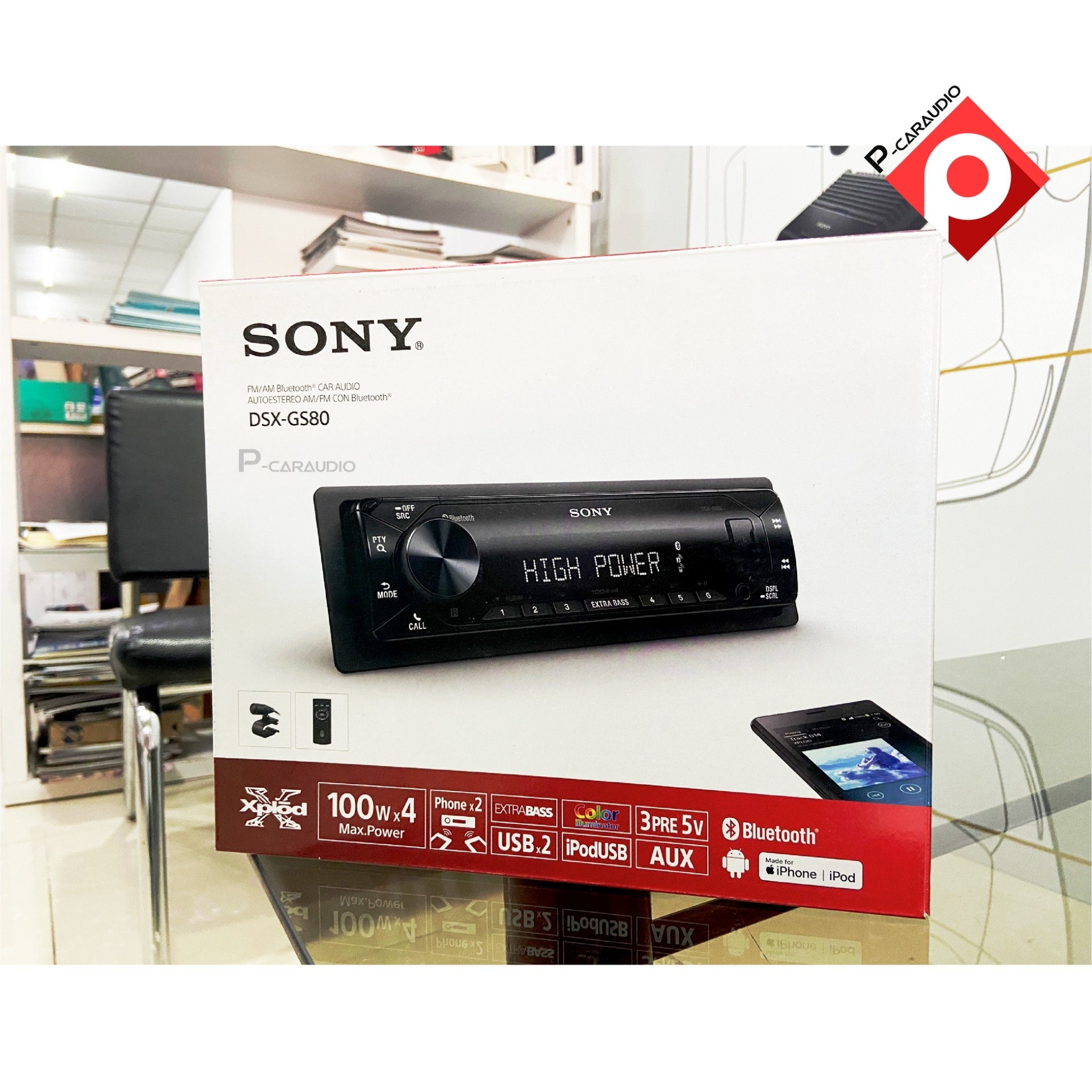 SONY DSX-GS80 ราคา 5190 บาท CAR AUDIO NEW 2020-2021 พลังเสียง 4 x 100W ...