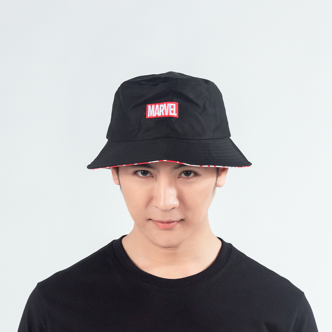 Marvel Bucket Hat - หมวกมาร์เวล ด้านนอกปัก ด้านในสกรีนมาร์เวล สวมใส่ได้ ...
