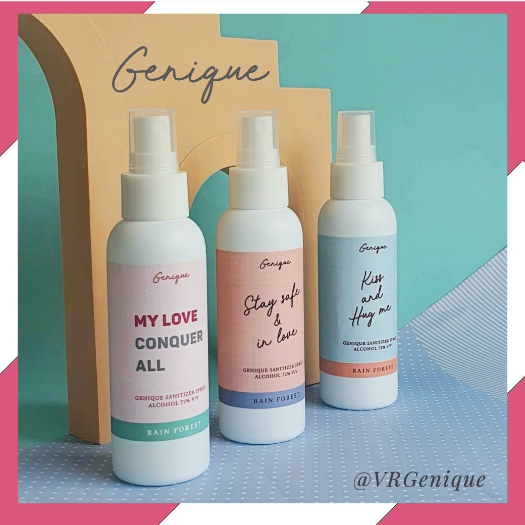 Genique (จีนิค) Set สเปรย์แอลกอฮอล์ 100 ml. 3 ขวด - Vrgenique แอลกอฮอล์ ...