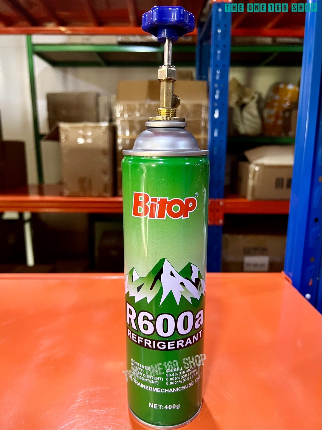 น้ำยาแอร์ R600a ยี่ห้อ Bitop 1กระป๋อง ขนาด 400g พร้อมวาล์ว หัวเปิด-ปิด | Lazada.co.th