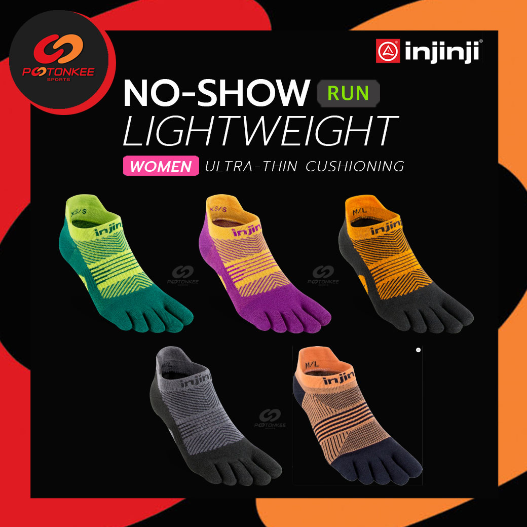 Injinji ถุงเท้าวิ่ง แยกนิ้ว RUN LIGHTWEIGHT NO-SHOW COOLMAX CLOVER รุ่น ...