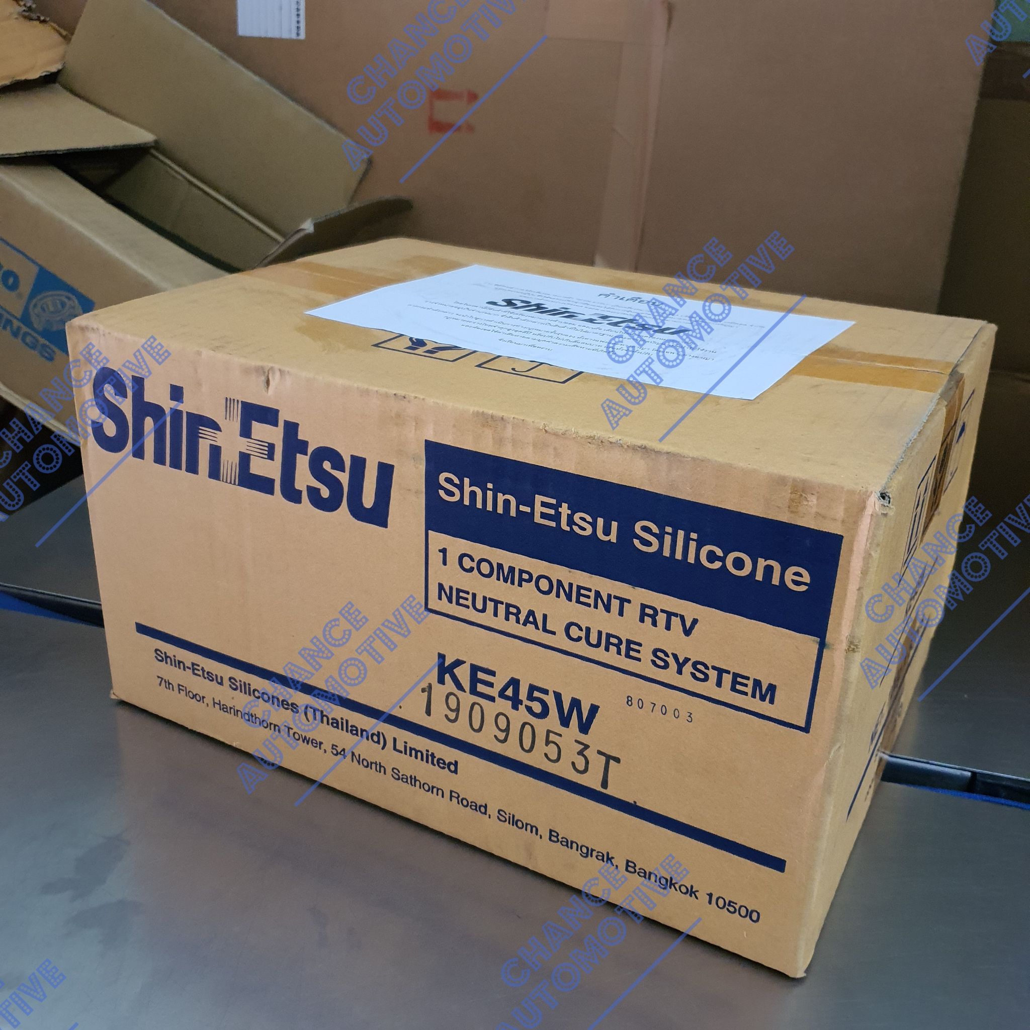ShinEtsu กาวทาประเก็น กาวประกอบเครื่อง Shin-Etsu สีขาว แท้100% KE45B ...