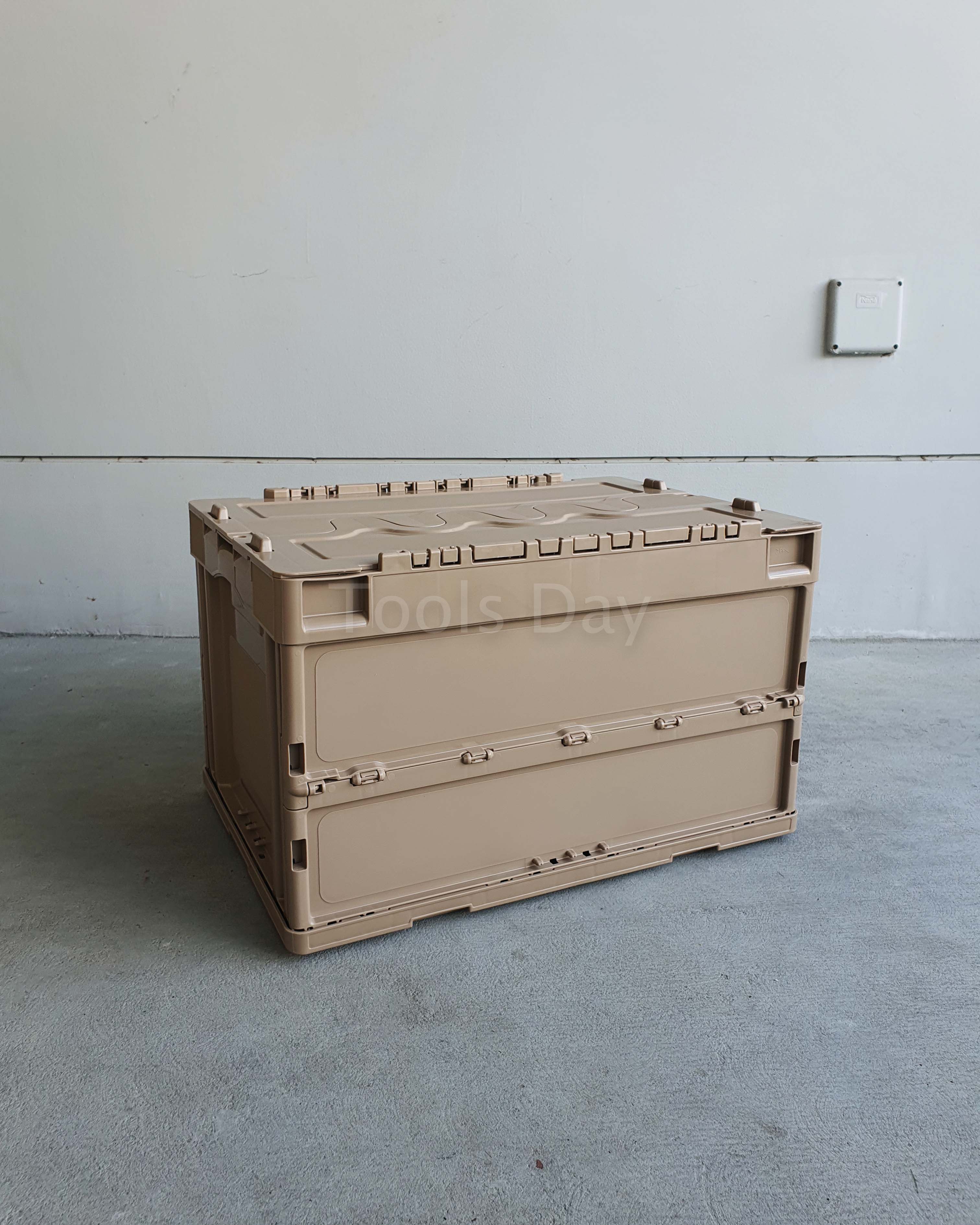 TRUSCO กล่องลัง กล่องลังพับได้ Folding Container ขนาด 50L รุ่นหนา (Made ...