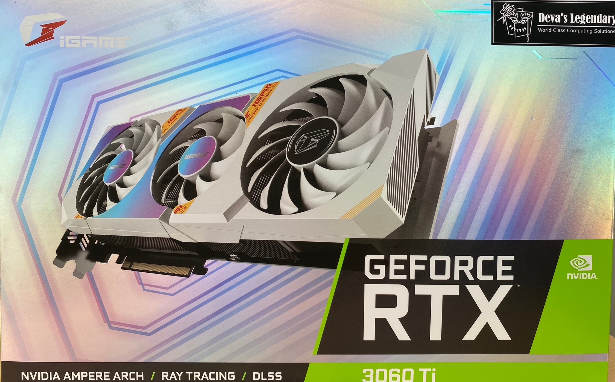 VGA (การ์ดจอ) COLORFUL IGAME GEFORCE RTX 3060 TI ULTRA W OC 8GB GDDR6 ...