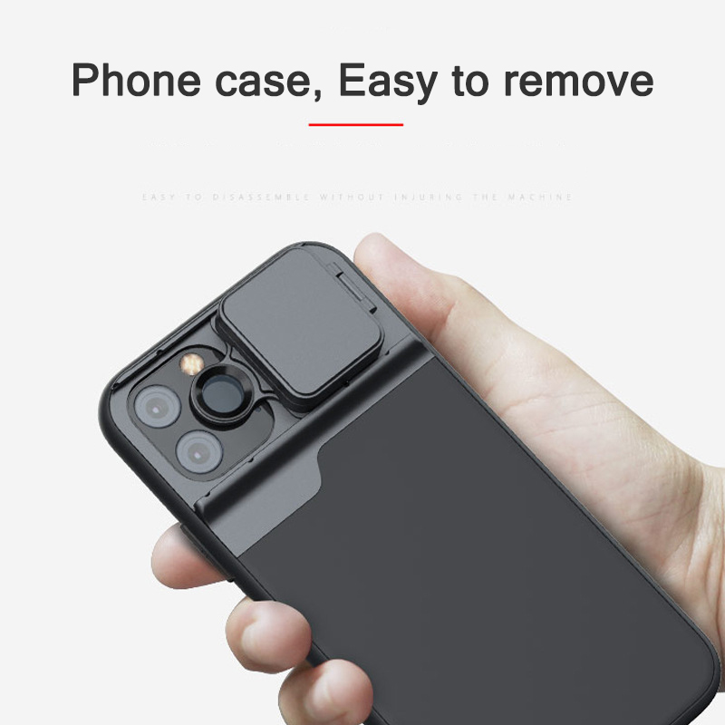 For iphone 11 lenses 5in1 Phone Lenses 2X ephoto Lens Fisheye 10X 20X ...