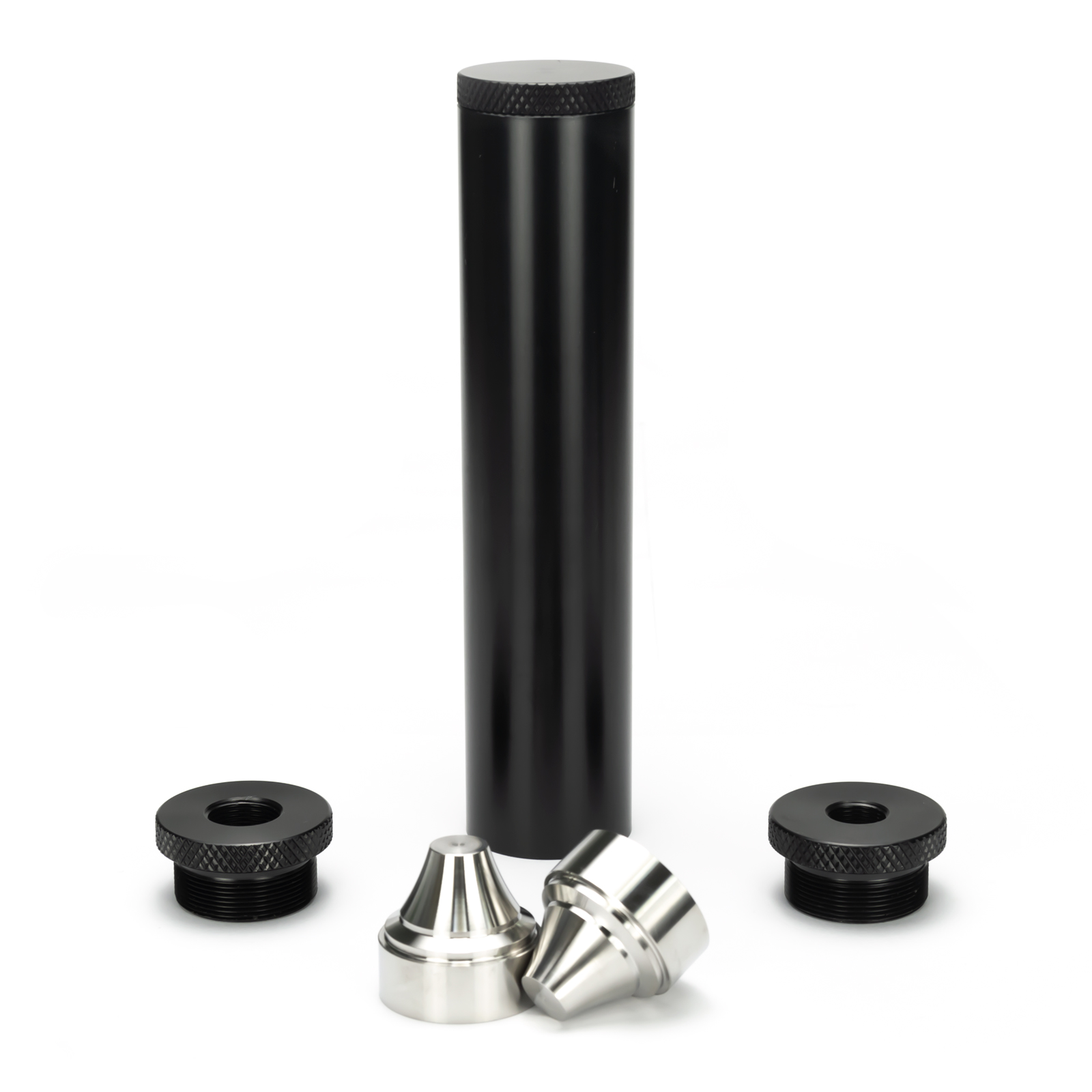 7''L 1.45"OD Aluminum Radial Solvent Trap 1-3/16x24 Tube 9pcs Stainless ...