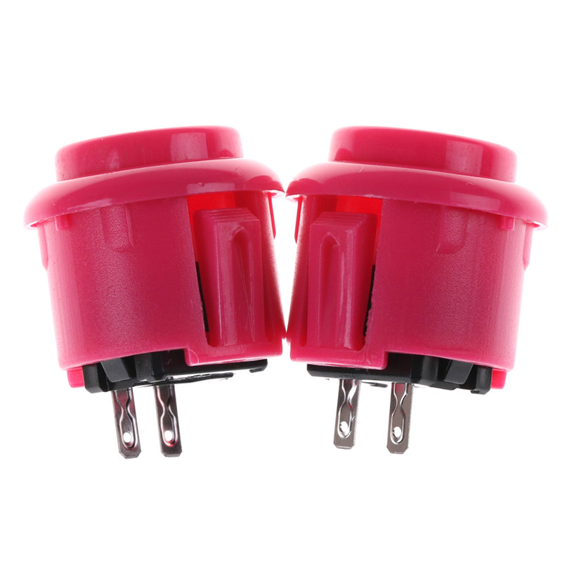 HUI 2PCS 24mm Arcade Push Button Replace For OBSF-24 OBSN-24 Buttons ...