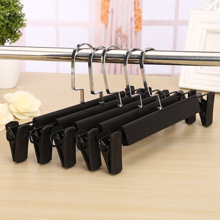 10PCS/SET Metal Pants Skirt Hangers Trouser Stand Holder with 2 ...