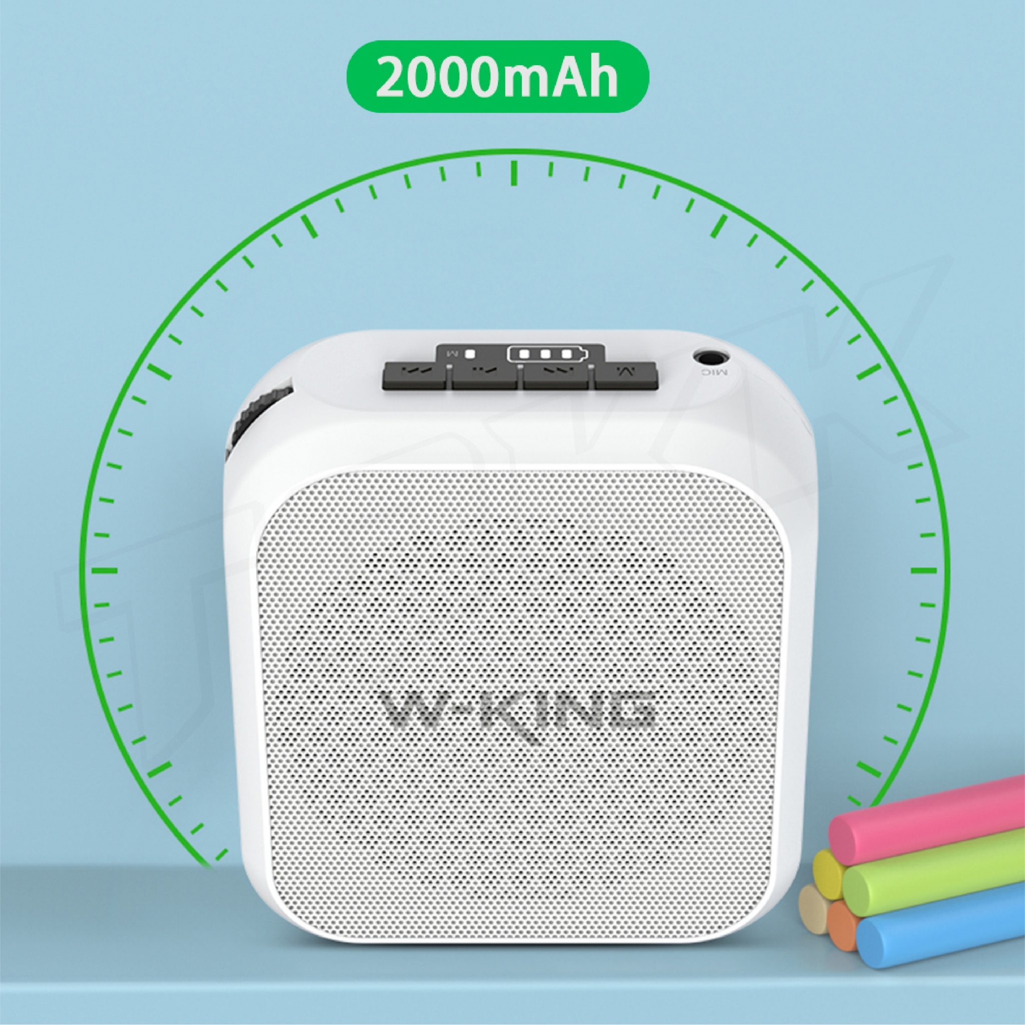 W-KING รุ่น KS01 / KS02 ลำโพงขยายเสียง ไมค์ช่วยสอน ใช้งานแบบ Bluetooth ลำโพงพกพาง่าย ลำโพงบูลทูธ ...