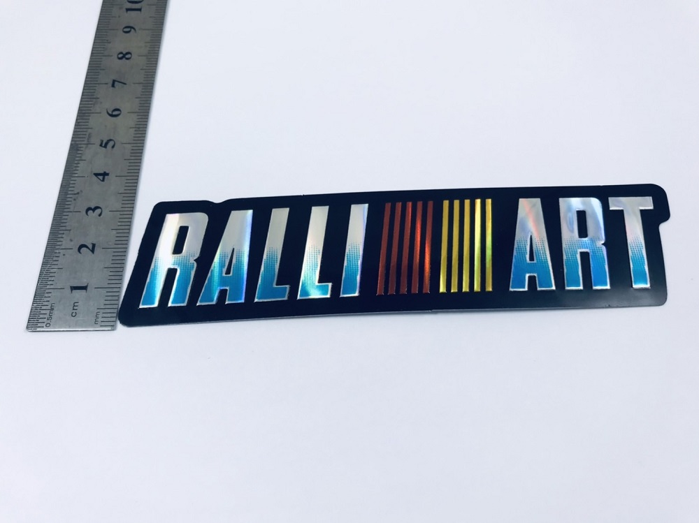 Ralliart สติ๊กเกอร์ Mitsubishi สติกเกอร์ Car Sticker 2ชิ้น แต่งรถ ...