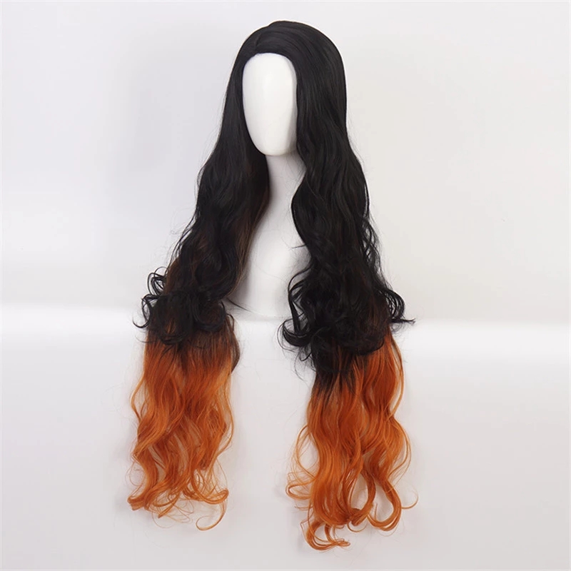 Kamado Nezuko Wig Demon Slayer: Kimetsu no Yaiba Nezuko Cosplay Wigs ...