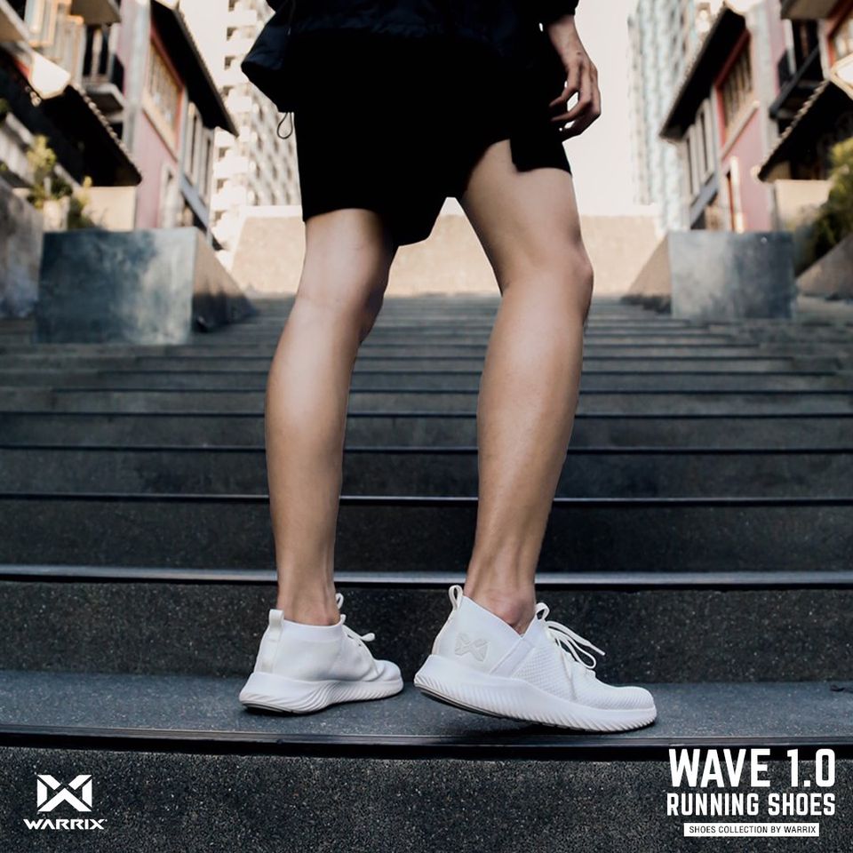 WARRIX รองเท้าวิ่ง WAVE 1.0 Uncaged Running Collection WF-203RNACL01 - วอริกซ์ - ThaiPick
