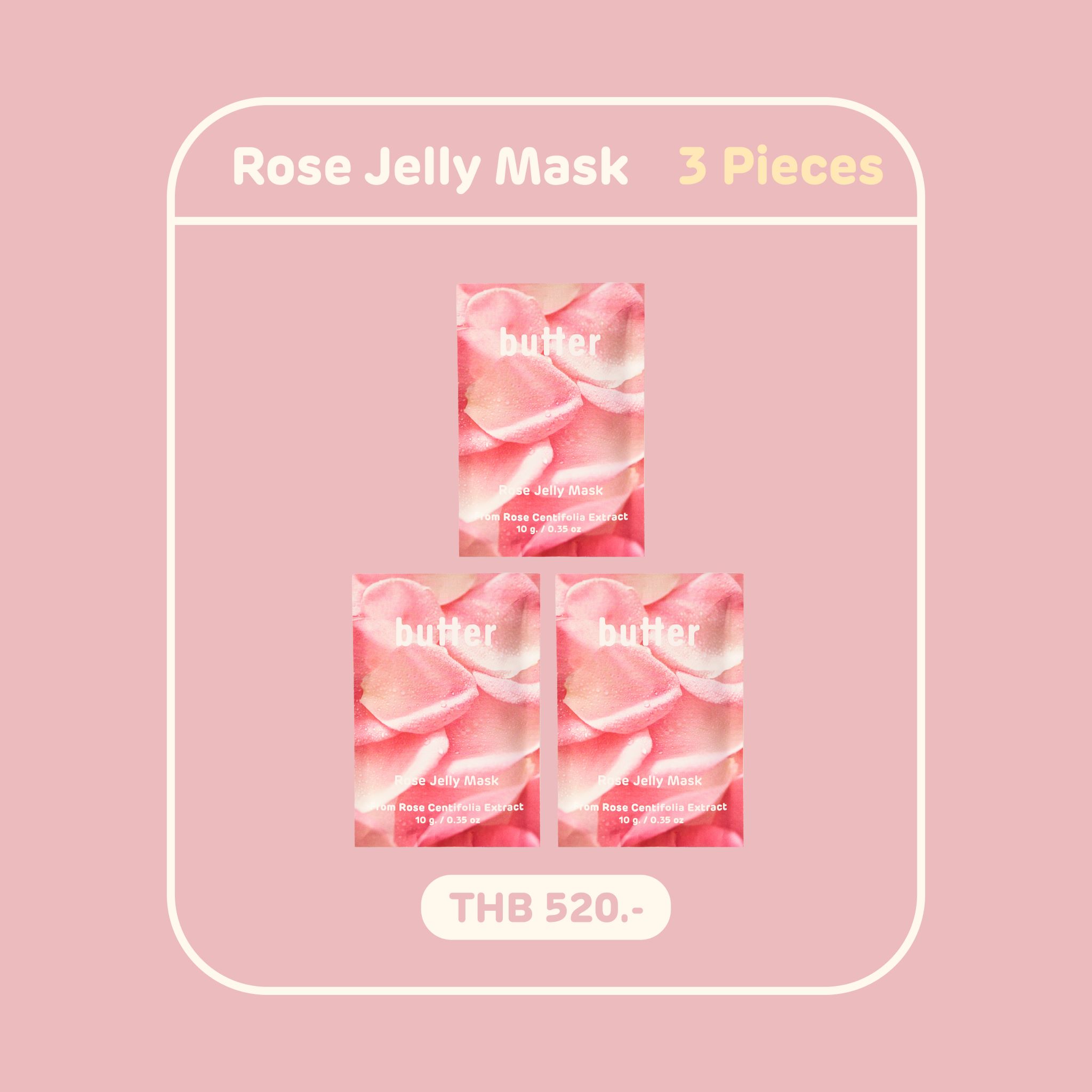 Rose Jelly Mask Set 3 Pcs. | Lazada.co.th