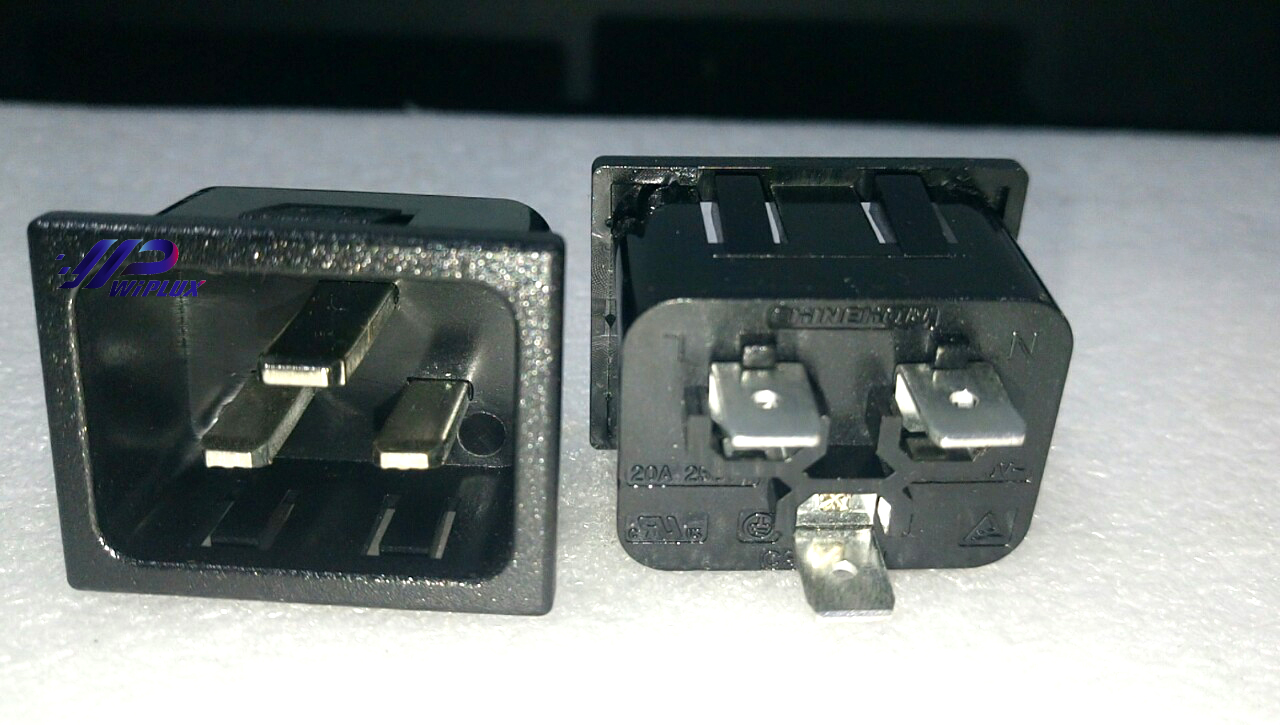 plug c20 socket ,เต้ารับไฟฟ้า C20 ,CSK-A20,IEC Socket C20 PDU/UPS Inlet ...