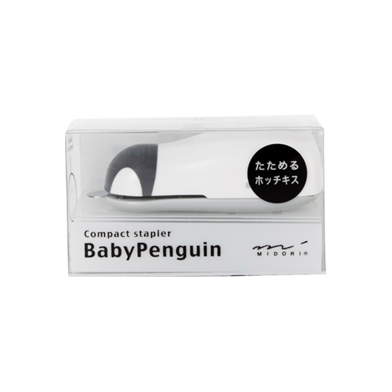 MIDORI COMPACT STAPLER BABY PENGUIN WHITE | Lazada.co.th
