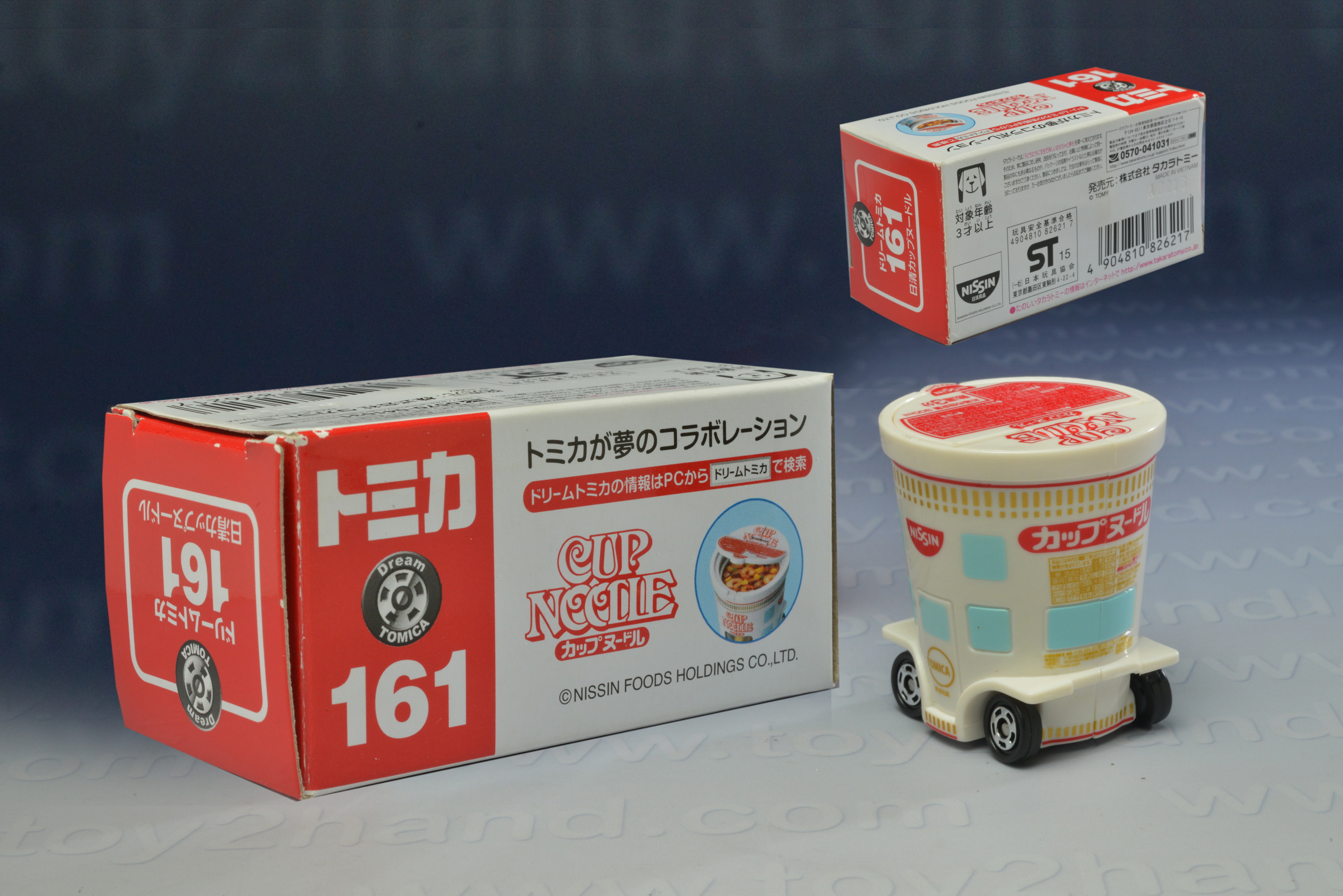 ์No.1866 รถเหล็ก Tomica No.161 Nissin cup Noodle Car, Dream ผลิตโดย ...