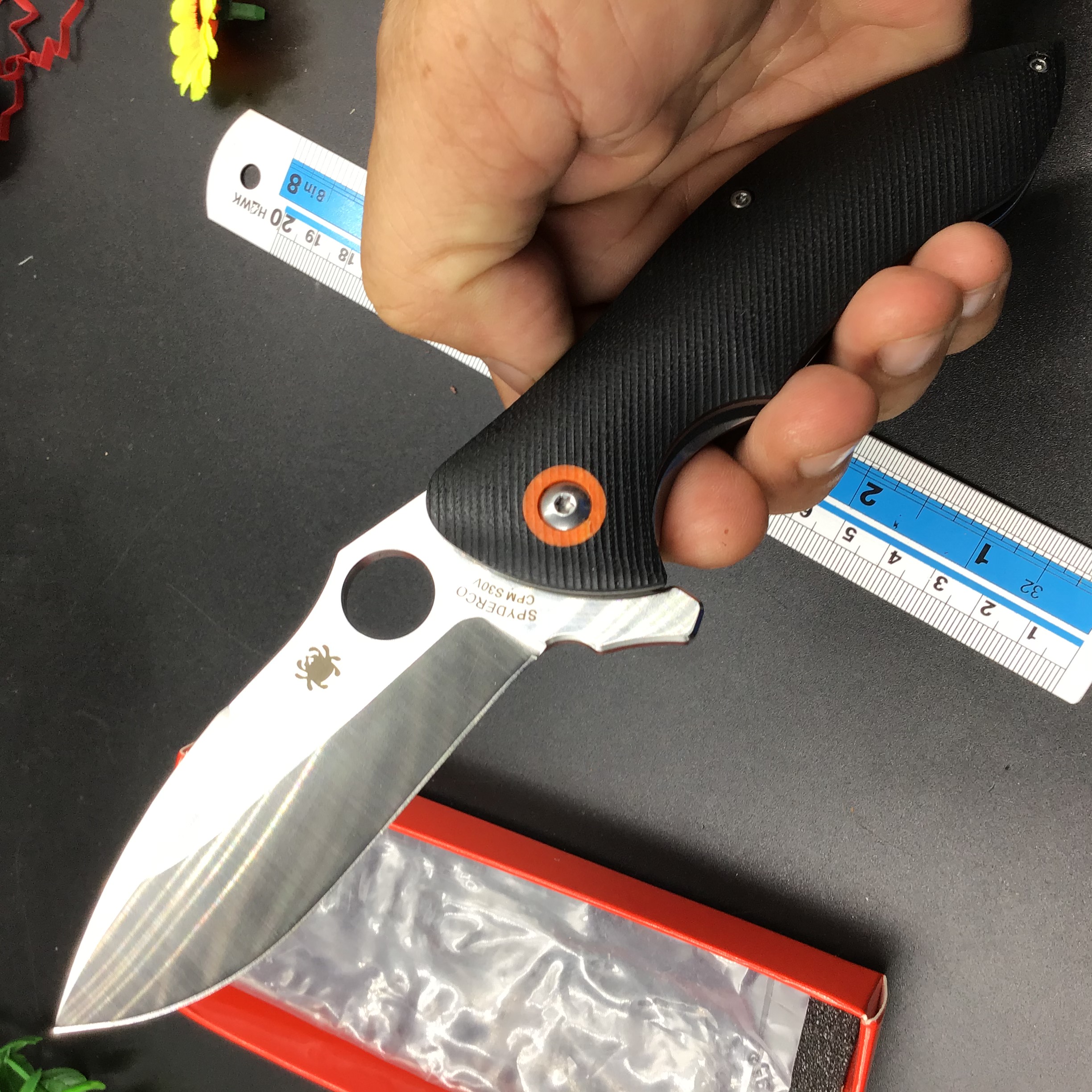 Supknife มีดพับ Spyderco Rubicon C187 ระบบลูกปืนเปิดใบมีดลื่นๆๆๆ ...