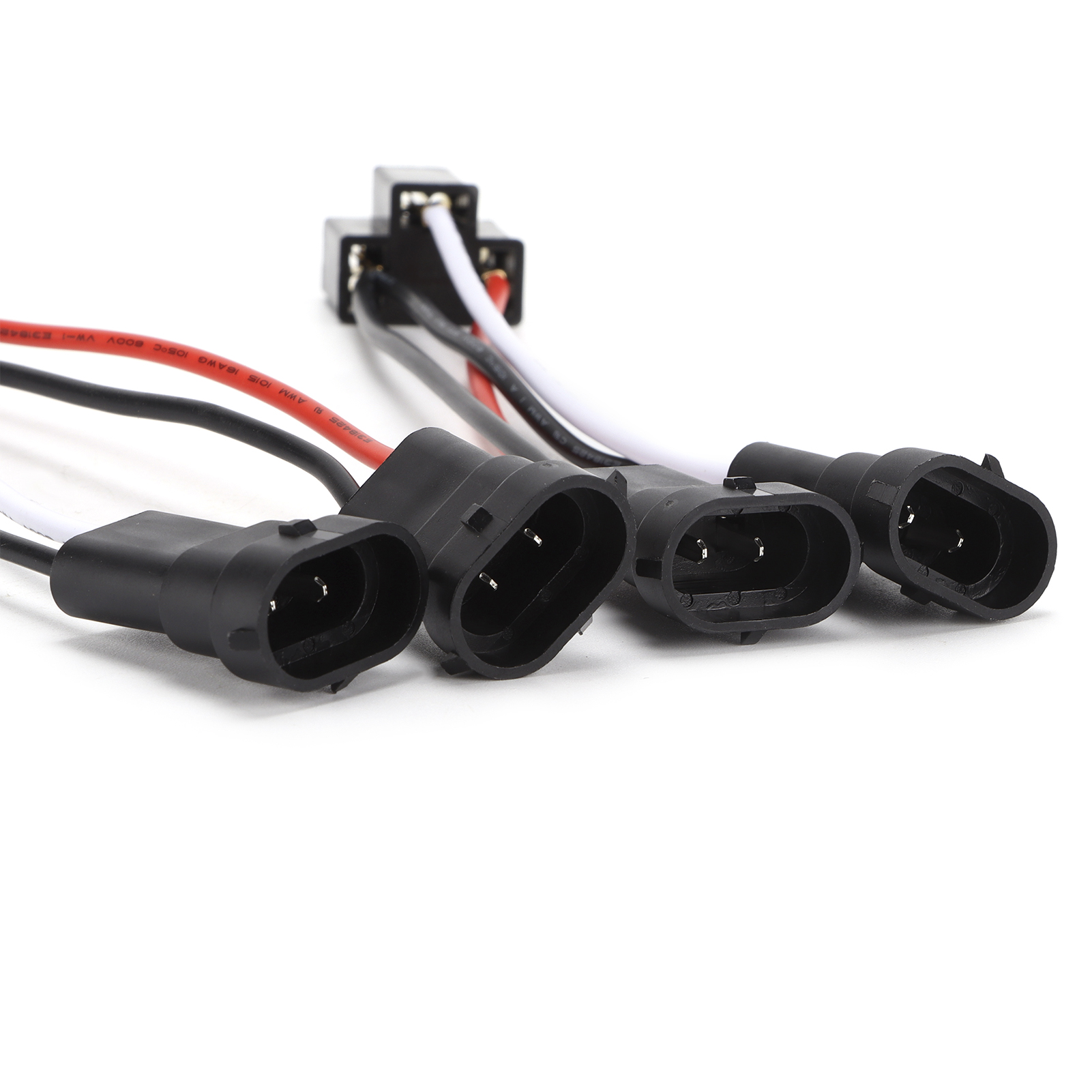 2pcs H4 9003 to H11 Conversion Wire Harness Adapter for Car Headlight ...