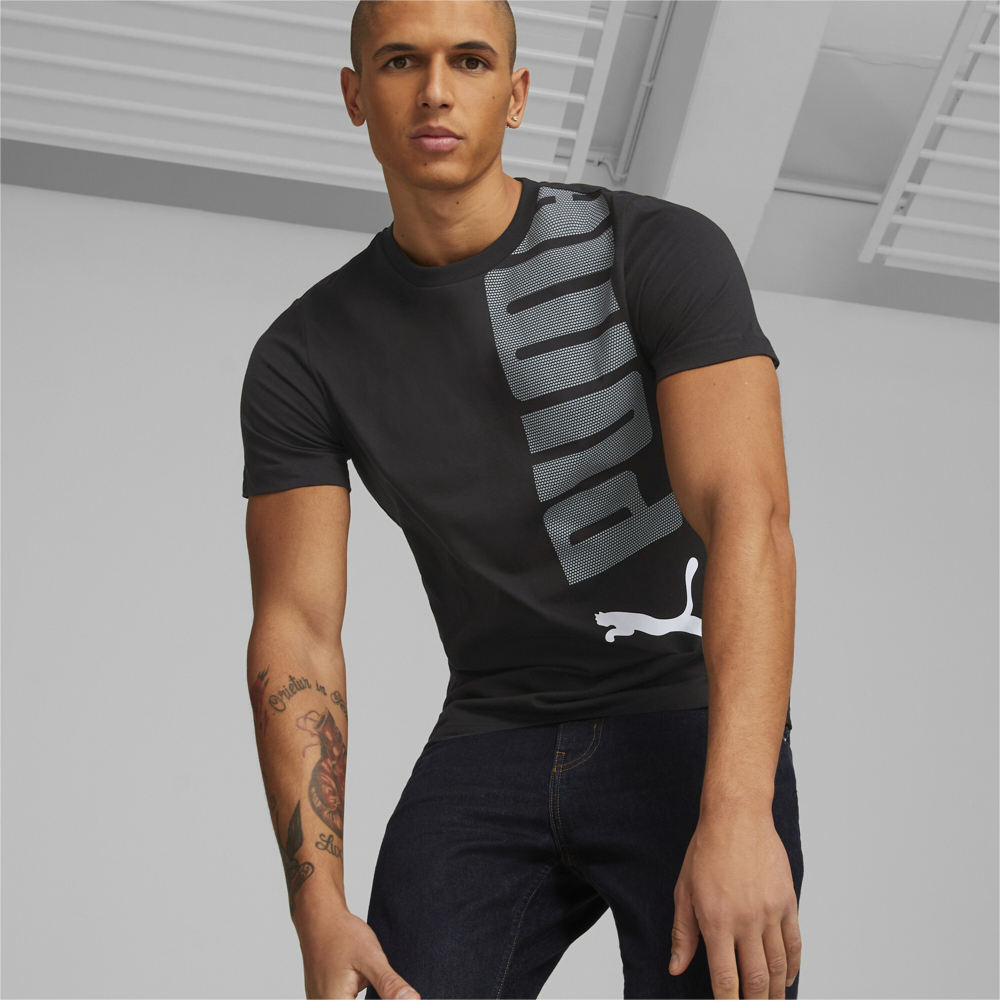 PUMA Male Men Basics เสื้อฮู้ดซิปเต็มผู้ชาย Essentials Small Logo ...