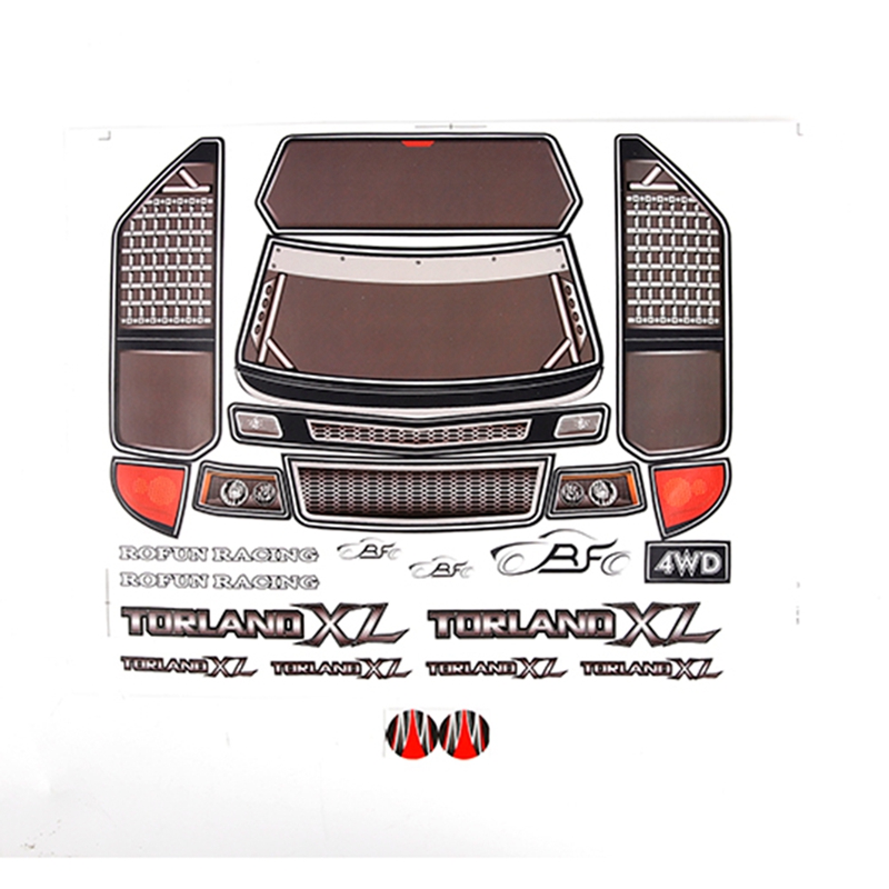 Car Body Shell Decal Sticker Set Fit for 1/8 HPI Racing Savage XL FLUX ...