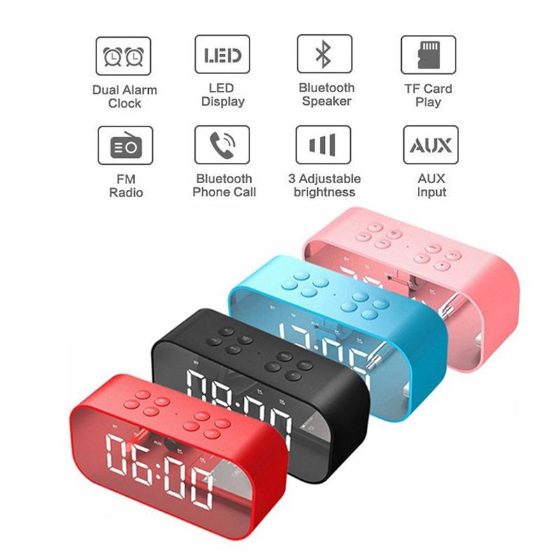 ลำโพงบลูทู ธ ไร้สายลำโพง Bluetooth พร้อมนาฬิกาปลุก ลำโพงบลูทู ธ พกพาแบบ ...