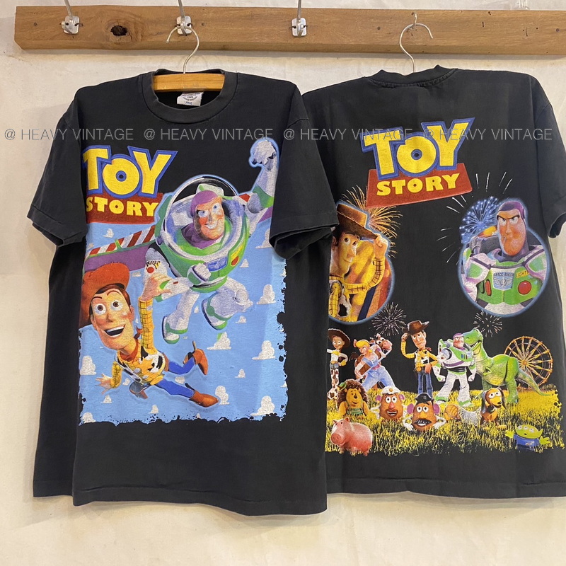 TOY STORY WEEDY ป้าย BOOTLEG แท้ ฟอกไบโอ เสื้อวินเทจ เสื้อลายการ์ตูน ...