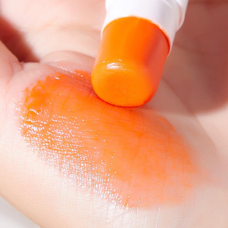 ลิปสติกเปลี่ยนสี ลิปบาล์มแคโรทีนสีพีชและเชอรี่ ลิป Beauty Heyxi แก้ปาก ...