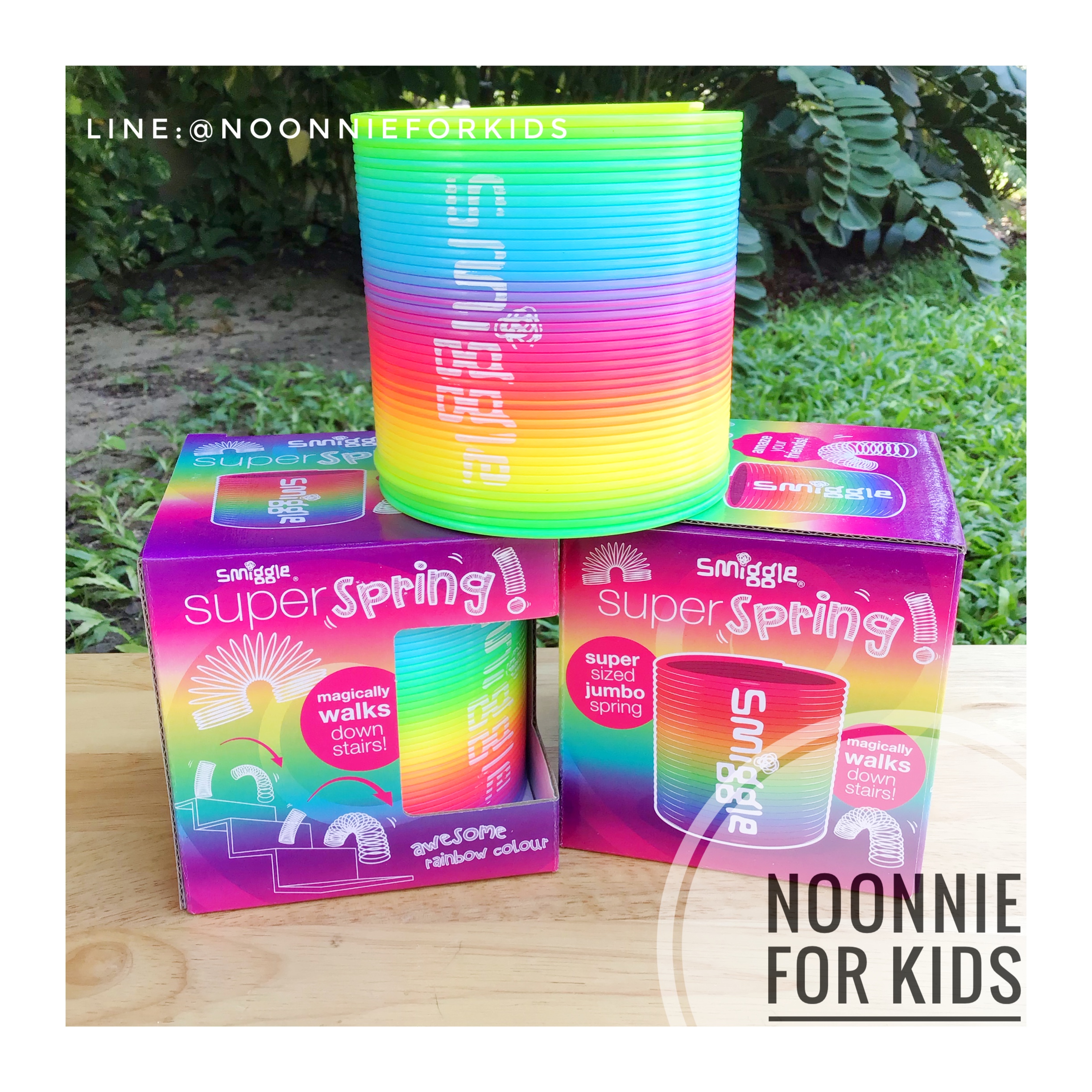 ของเล่นซุปเปอร์สปริง Smiggle Super Spring Slink Rainbow แท้จาก ...