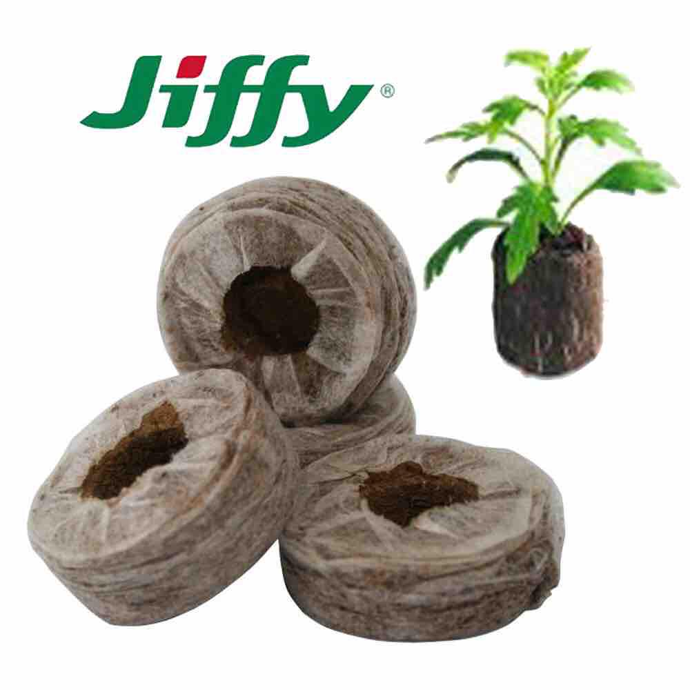 ดินเพราะเมล็ด พีทมอสก้อน ตรา jiffy peat 3 ซม. (10ชิ้น) | Lazada.co.th