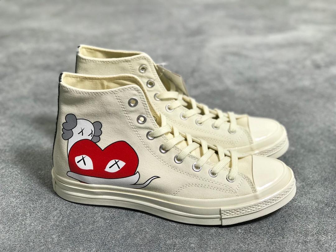 CDG X Kaws X converse 1970s sports shoes Increase shoes for men amd ...