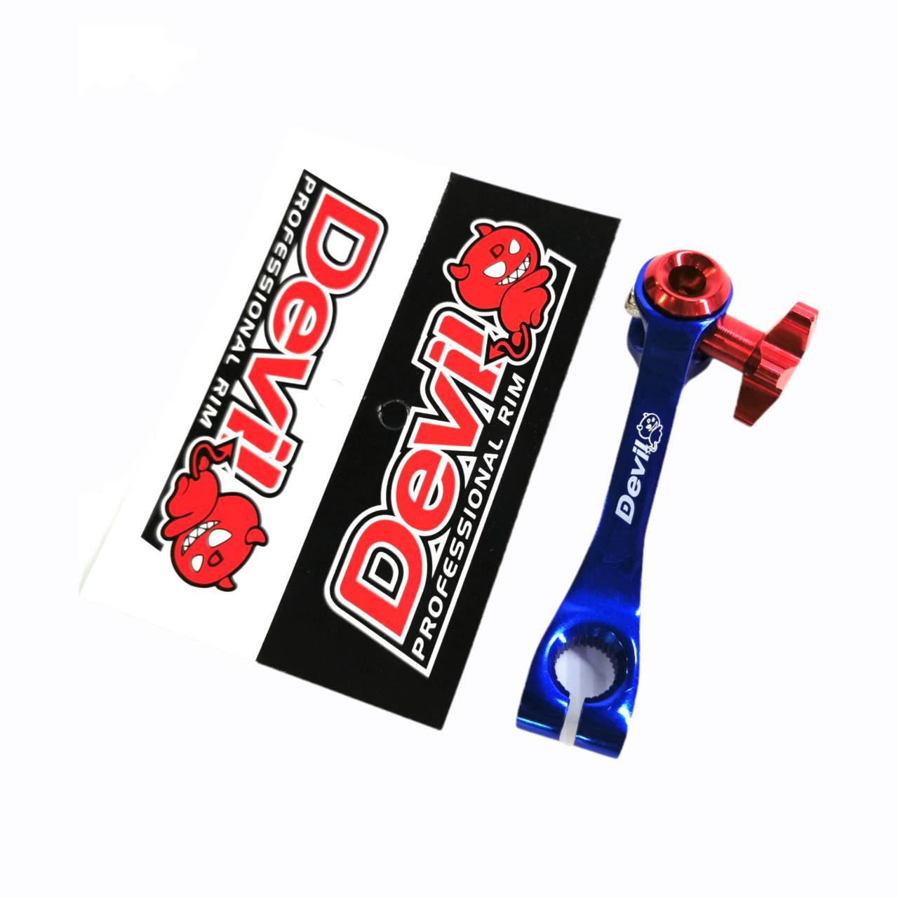 มือลิง CNC มือลิงแต่ง แบรนด์ Devil สีทูโทน โทนน้ำเงิน // น้ำเงิน - หมุดคละสี สีสวยมาก ...