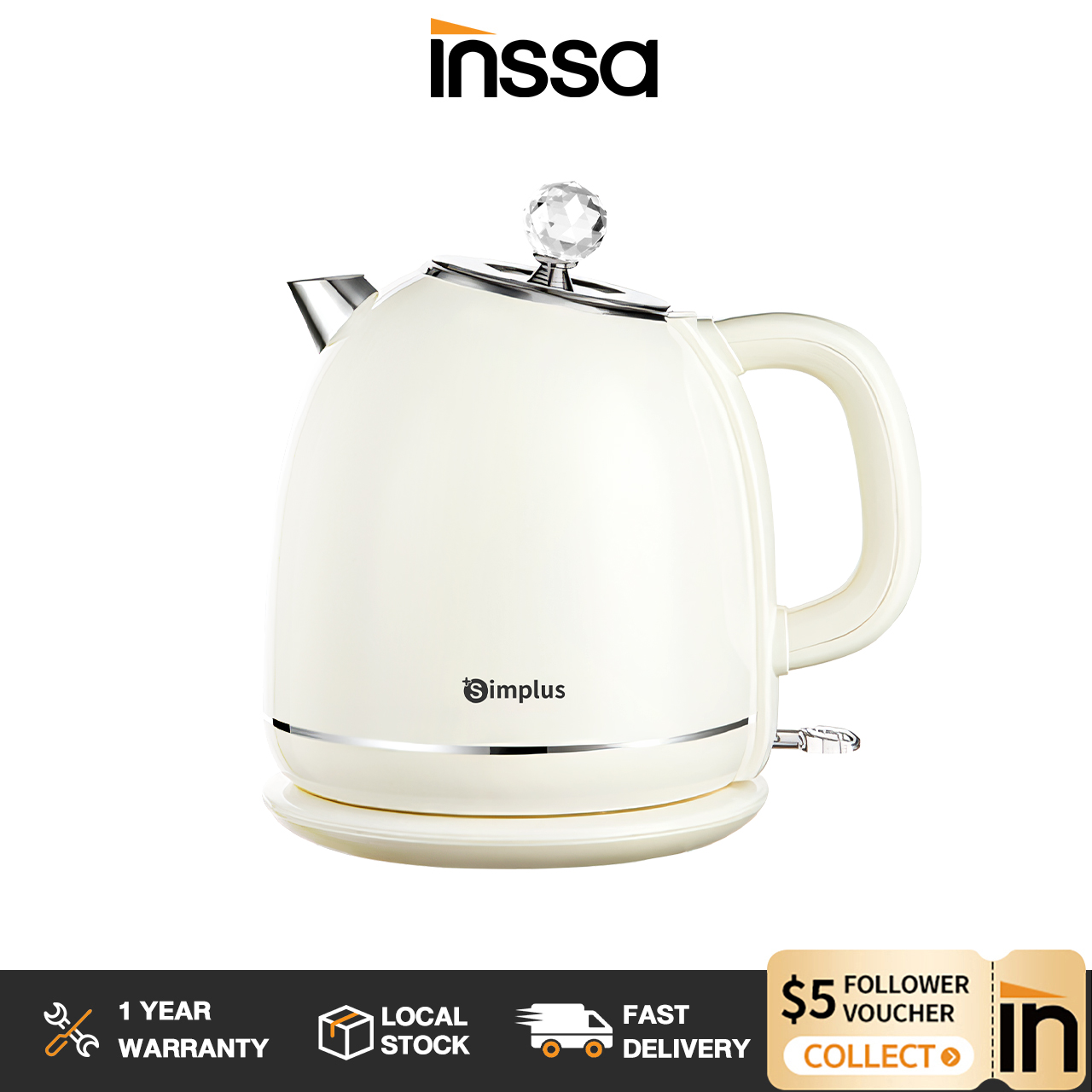 New arrivalINSSA หม้อซุปสแตนเลส 304 16 ซม - INSSA Life Official Store ...