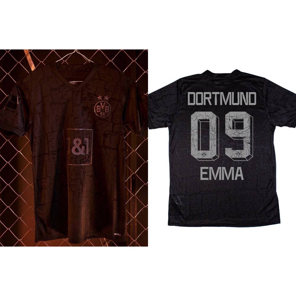 เสื้อกีฬาแขนสั้น ลายทีมชาติฟุตบอล Borussia Dortmund 2022-2023 Emma ...