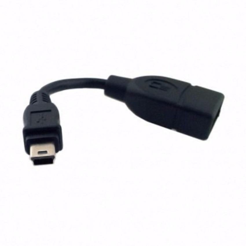 ลดราคา USB 2.0 Mini 5 Pin B type Male to USB Female OTG on the go Host ...